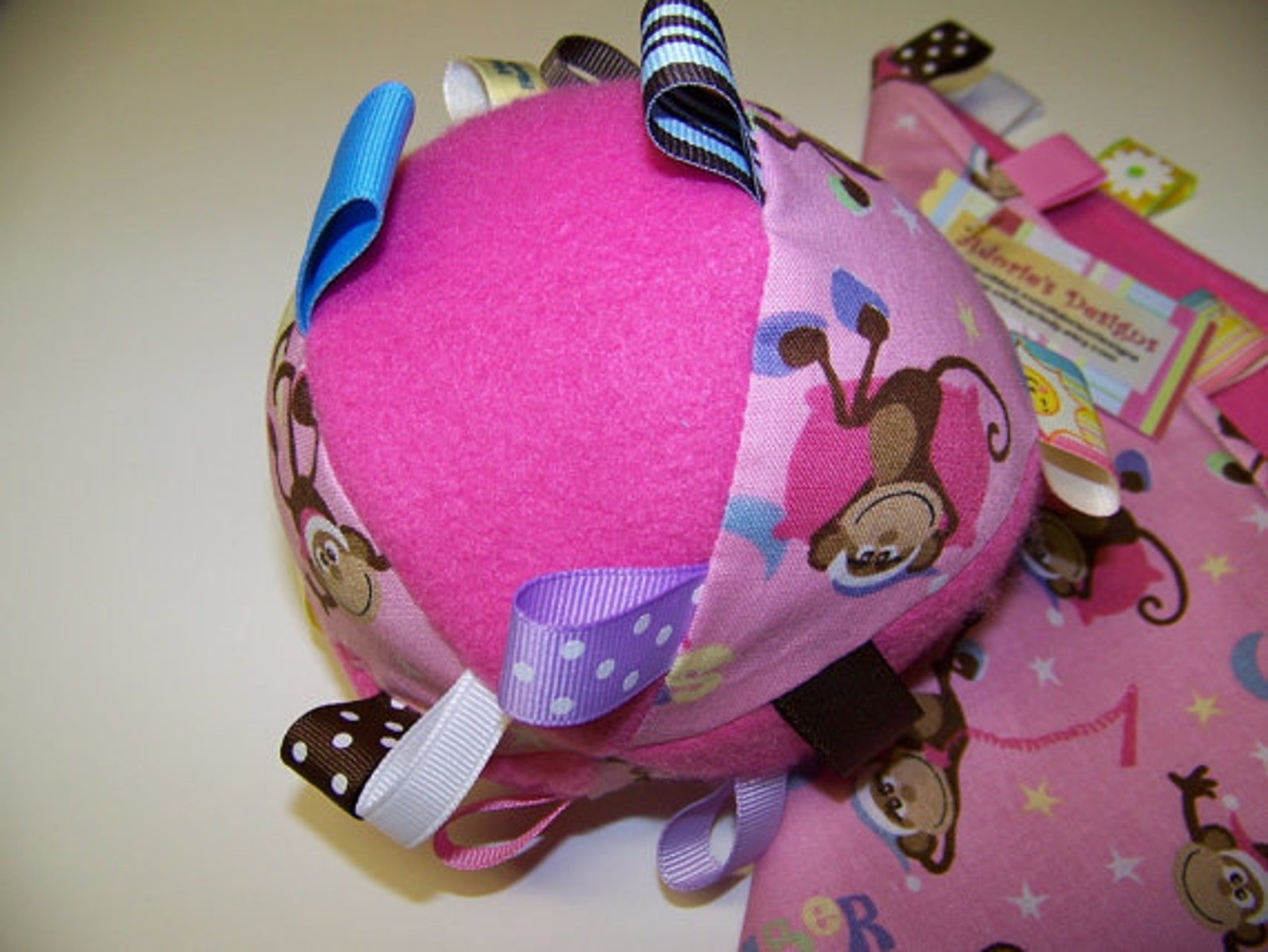 Pdf Pattern Ribbon Ball Toy for Baby 5 Dia. Infant Toy - Etsy