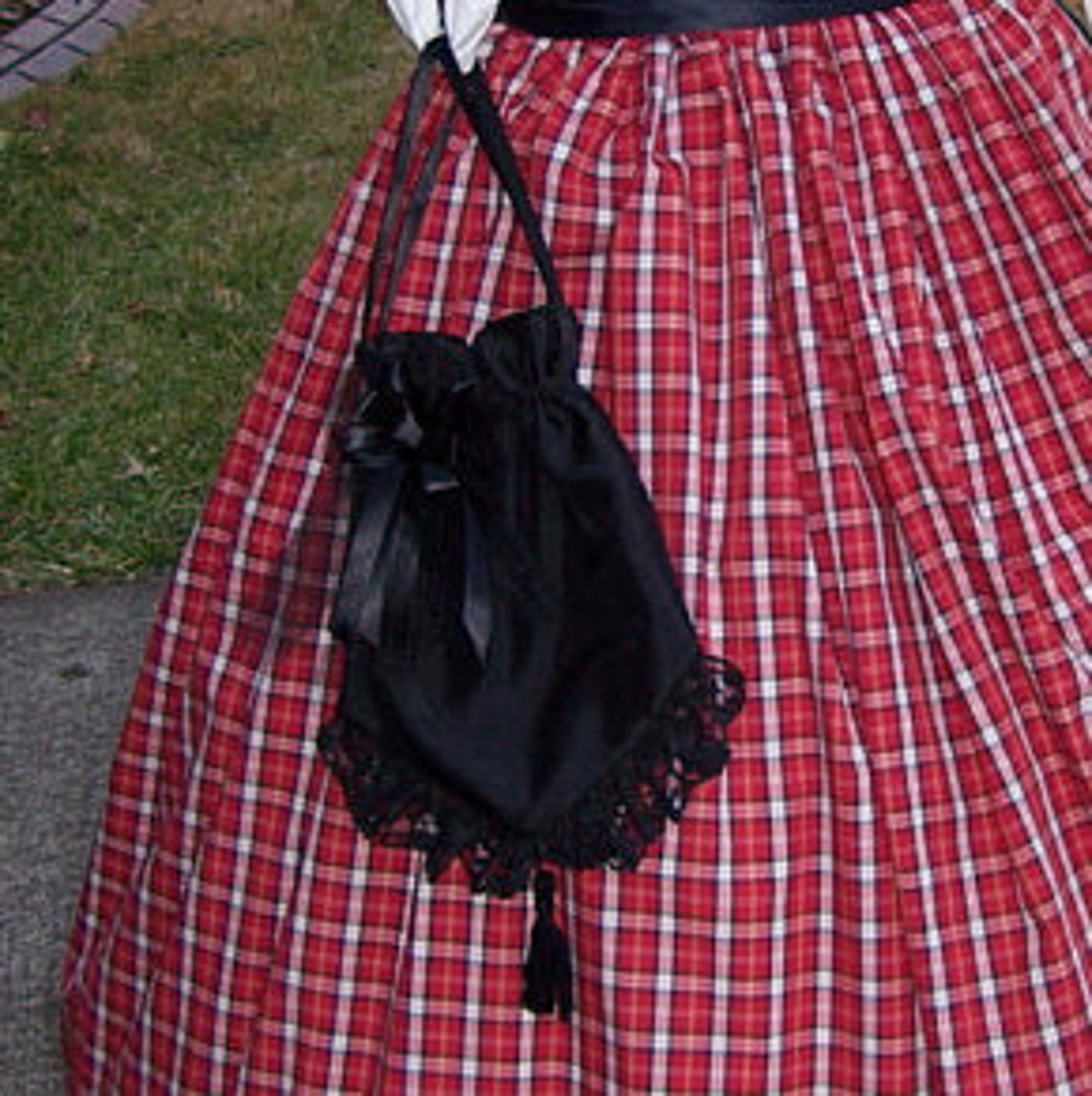 Civil War Reticule for Reenactors Victorian Ladies Draw String - Etsy