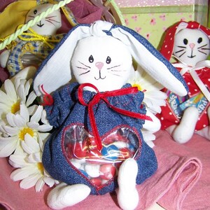 Floppy Eared Bunny Candy Bag PDF Pattern, Instant Download, Childs ...
