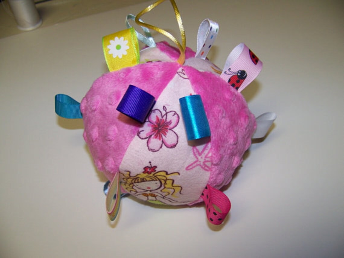 Pdf Pattern Ribbon Ball Toy for Baby 5 Dia. Infant Toy - Etsy