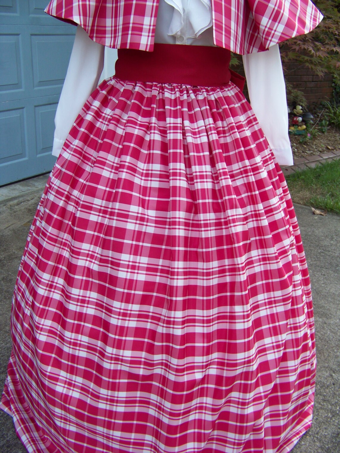Civil War Skirtvictoriancostume Long Drawstring SKIRT and - Etsy