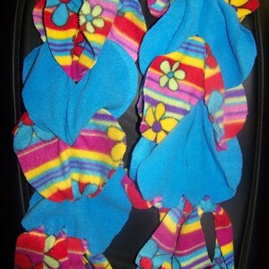 Easy Fleece Scarf Pattern 2 Sizes Great for Beginners No Sewing ...