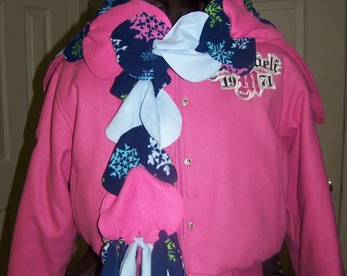 Easy Fleece Scarf Pattern 2 Sizes Great for Beginners No Sewing ...