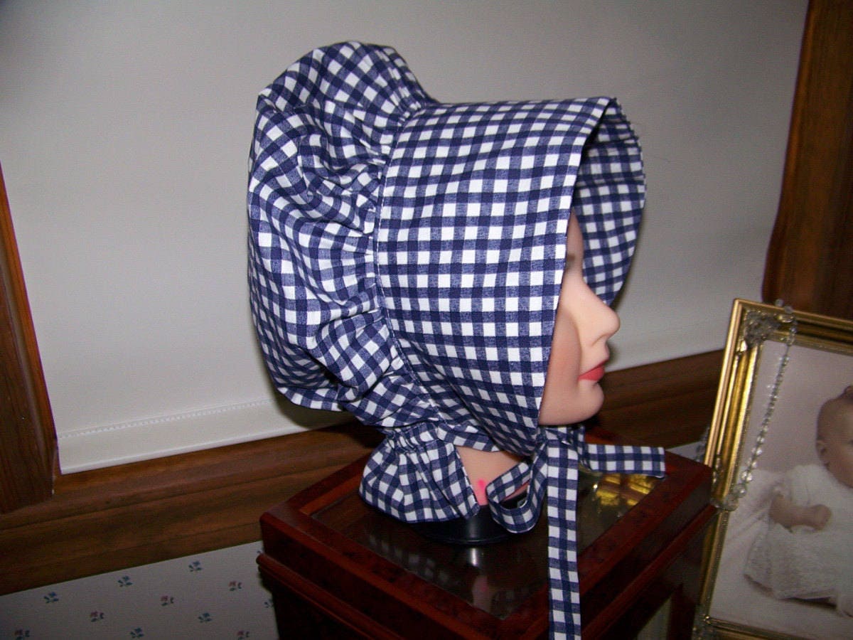 Ladies Adult Bonnet Costume Pdf Pattern With Immediate - Etsy