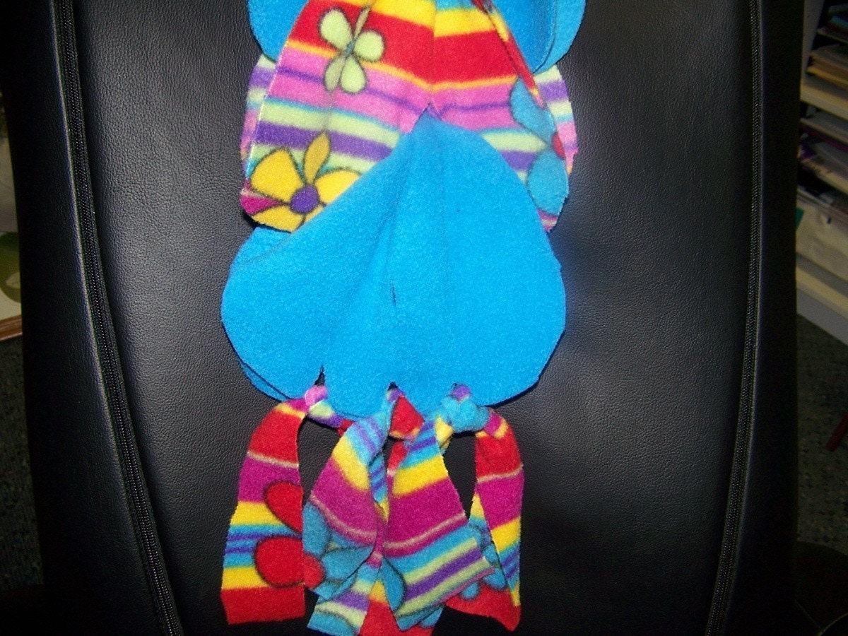 Easy Fleece Scarf Pattern 2 Sizes Great for Beginners No Sewing ...