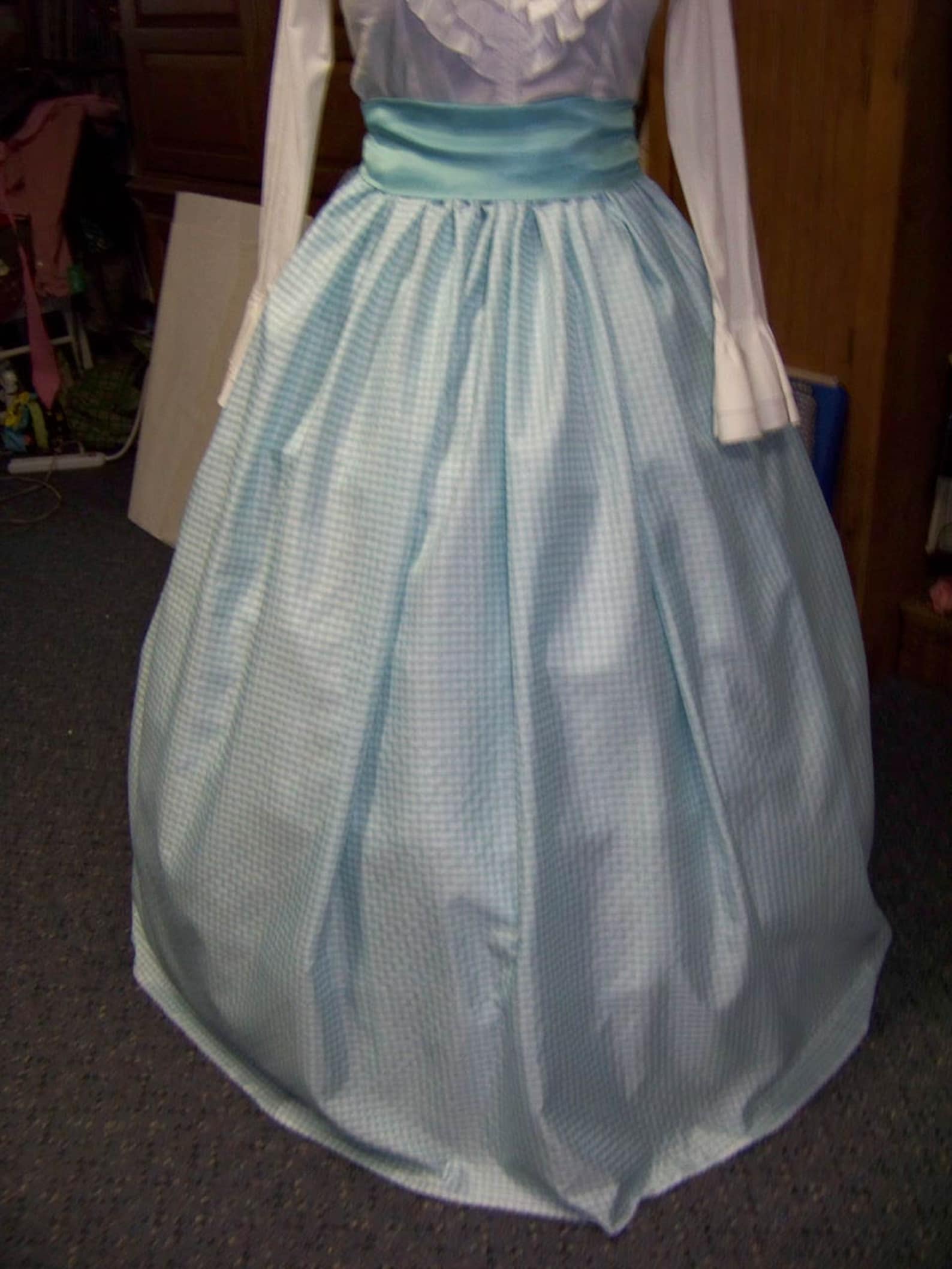 Civil War Skirtvictoriancostume Long Drawstring SKIRT and - Etsy