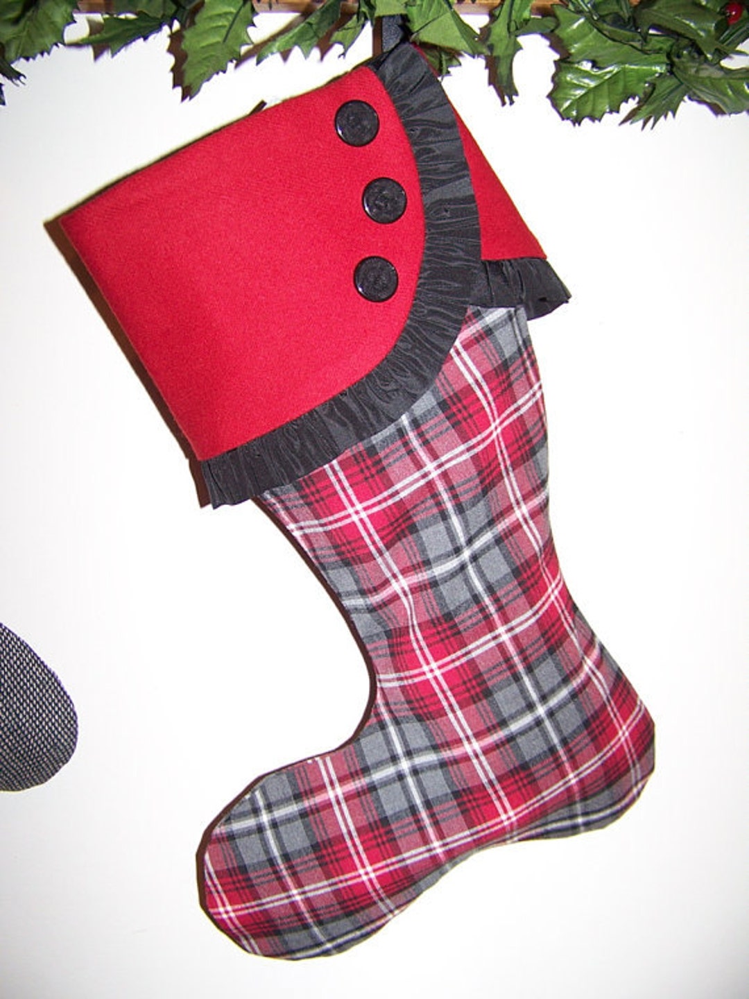 Christmas Stocking Pdf Pattern and Tutorial Easy Pattern Immediate ...