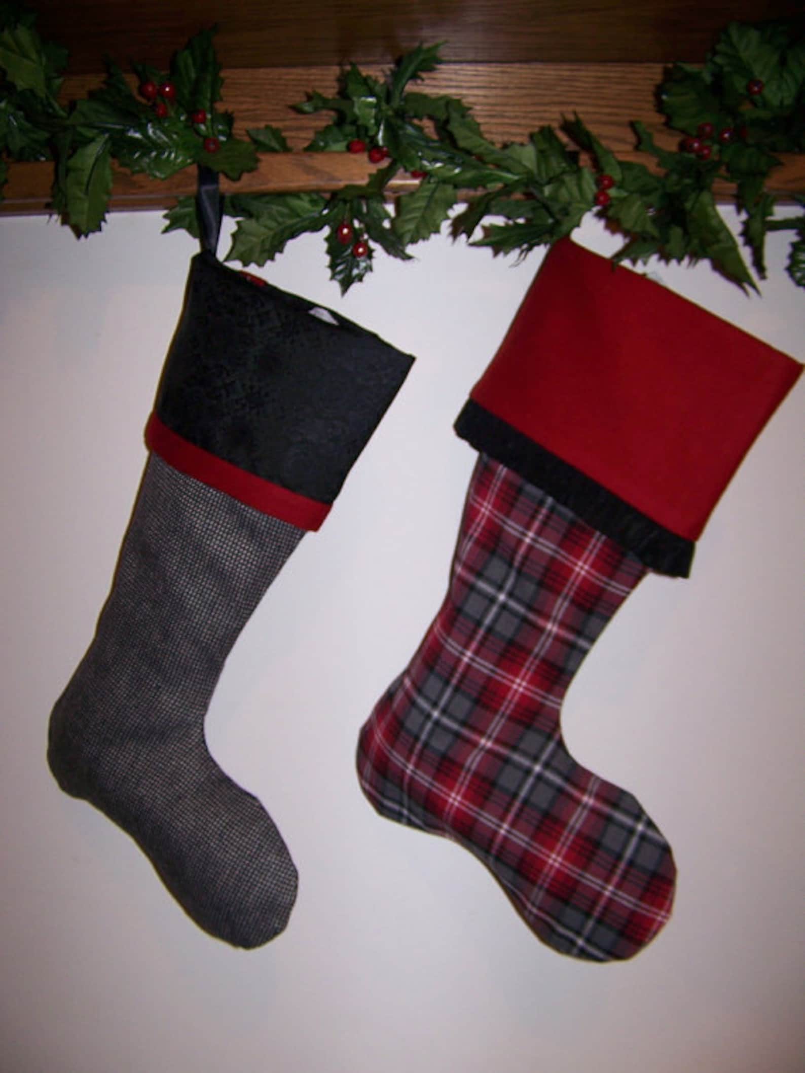 Christmas Stocking Pdf Pattern and Tutorial Easy Pattern - Etsy