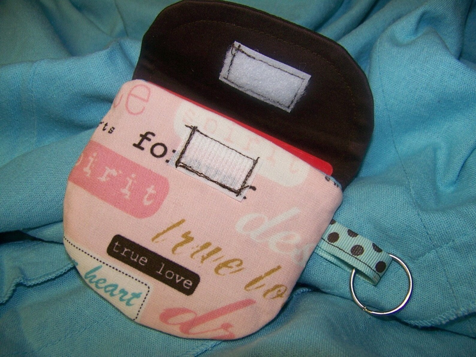 Easy Change Purse With Keychain Loop-great for Sewing Beginner | Etsy