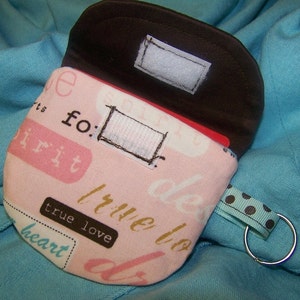 Easy Change Purse With Keychain Loop-great for Sewing Beginner Tutorial ...