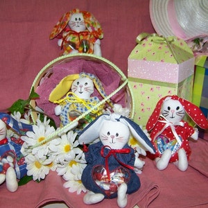 Floppy Eared Bunny Candy Bag PDF Pattern, Instant Download, Childs ...