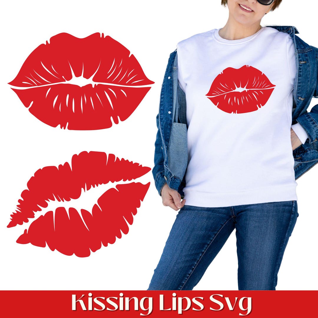 Kiss SVG, Red Lips Svg, Kissy Face SVG, Love Svg, Lips Svg, Lips Cut ...