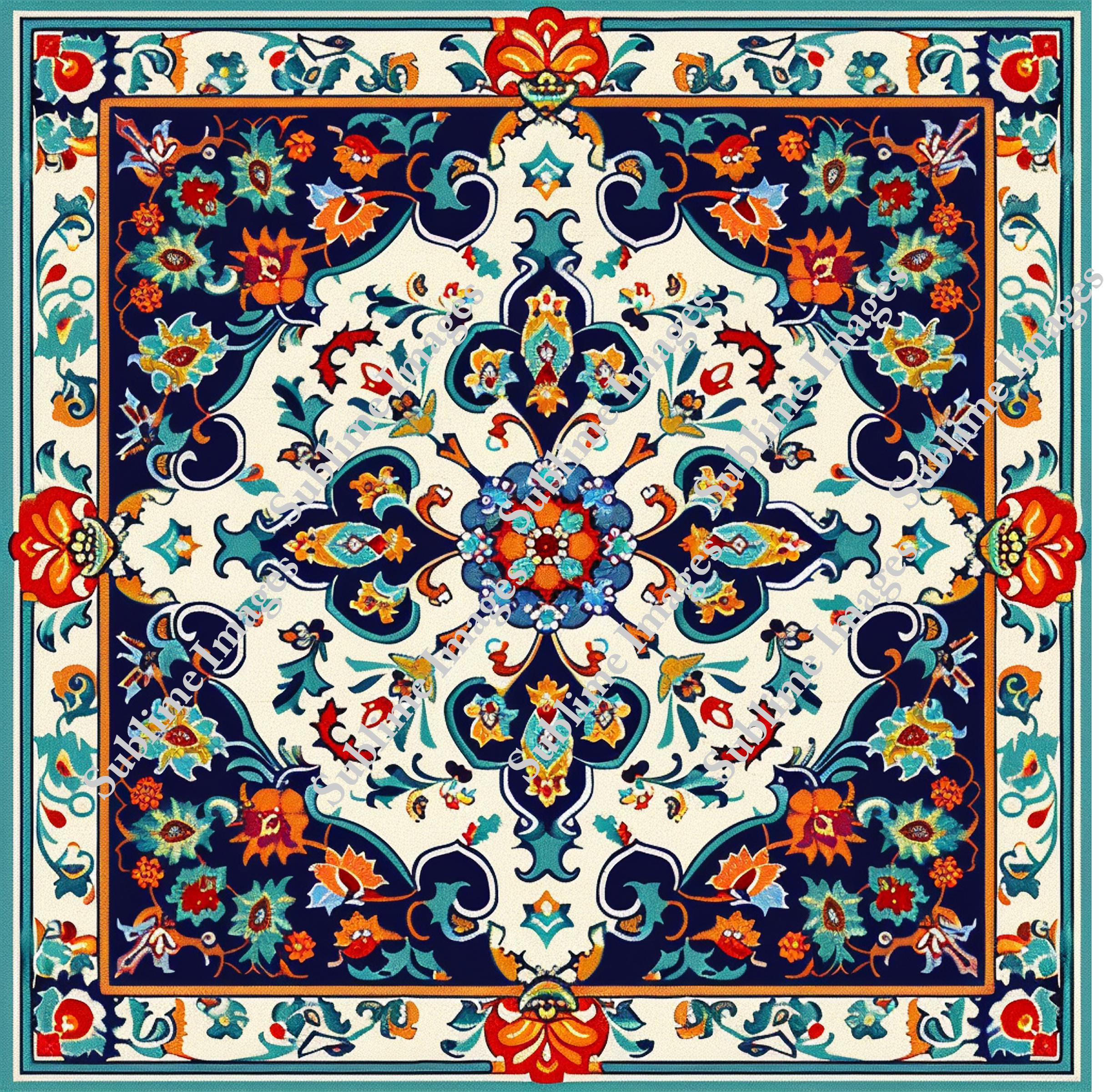 CT054 Ceramic Tile Persian Pattern Various Sizes - Etsy