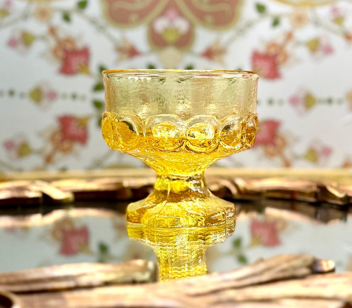 Franciscan Madeira Cornsilk Yellow Sherbert Cups - Set of 7 - Etsy