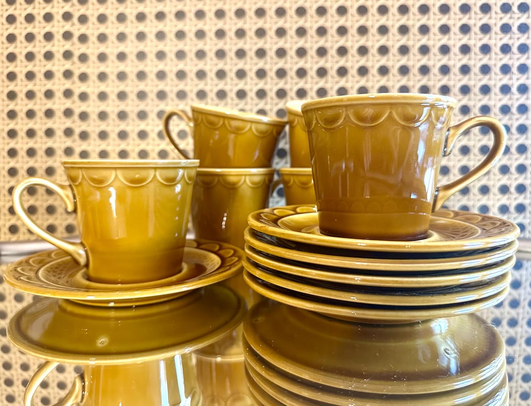 Homer Laughlin Golden Harvest Granada Country Castillian- 13 Piece Set ...