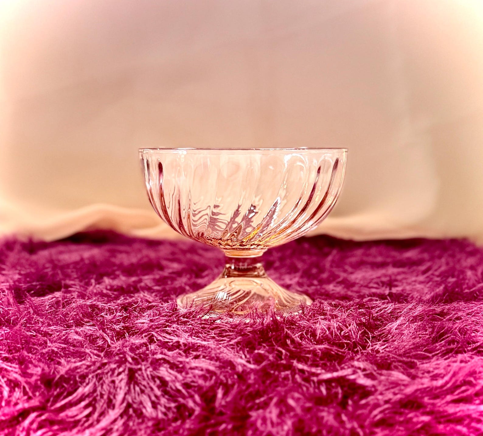 Luminarc Rosaline Optic Pink Swirl Dessert Bowls - Set of 4 - Etsy