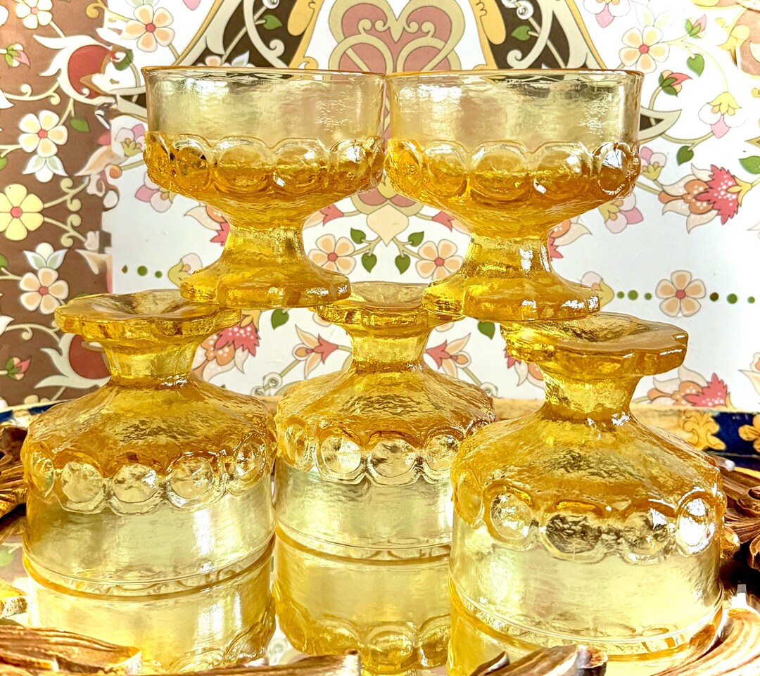 Franciscan Madeira Cornsilk Yellow Sherbert Cups - Set of 7 - Etsy