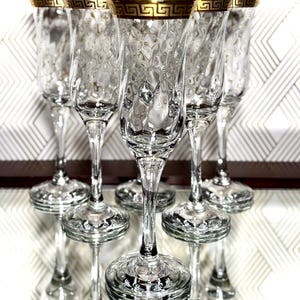 Cristalleria Fratelli Fumo Italy Champagne Glasses - Set of 6 - Etsy
