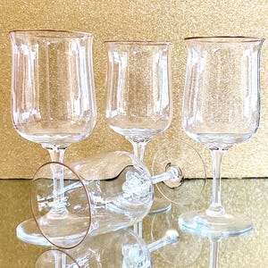 Lenox Intrique Wine Glasses - Set of 5 - Etsy