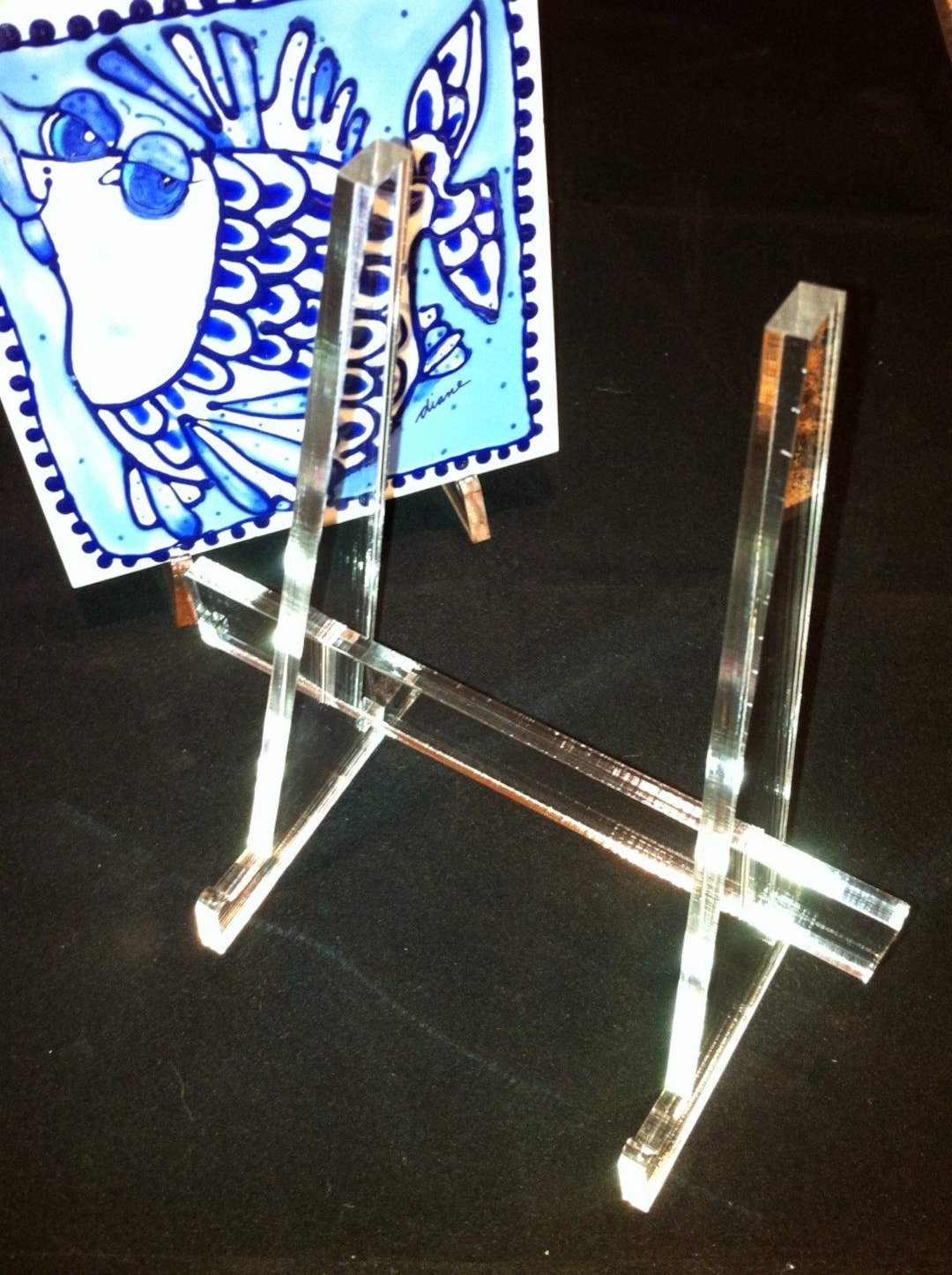 Acrylic Display Easel, Display Stand, Acrylic Stand, Art Easel, Acrylic ...