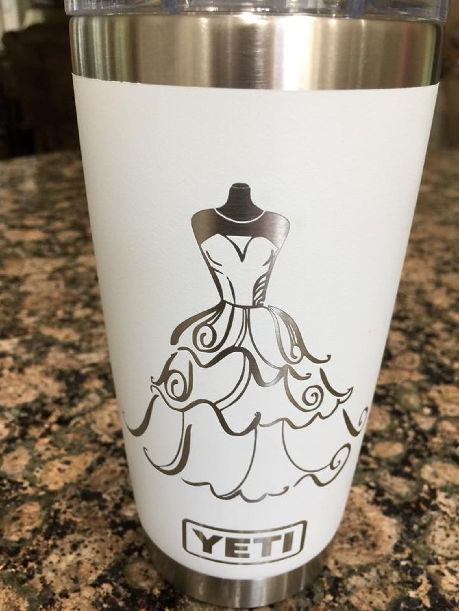 Wedding Gift 20 Oz Yeti Bride and Groom Tumbler Set - Etsy