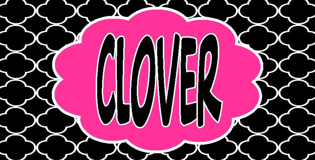 Personalized/monogrammed Car Tag License Plate Multiple Clover - Etsy