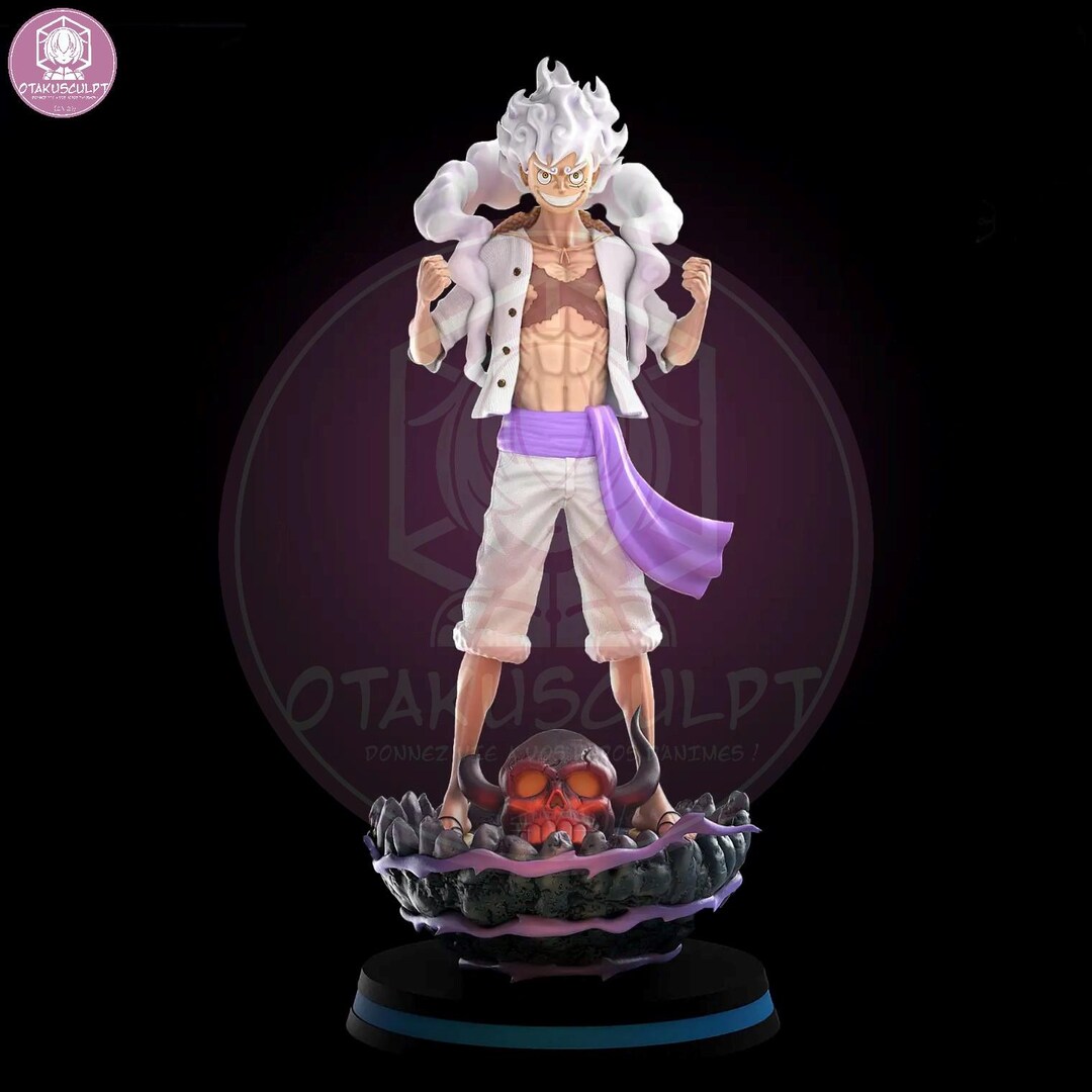 3D Printable Models STL Collection One Piece Series: Luffy Gear 5 Nika ...
