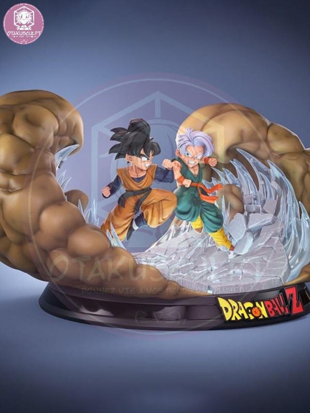 3D Printable Models STL Collection Dragon Ball Series Goten Vs Trunks ...