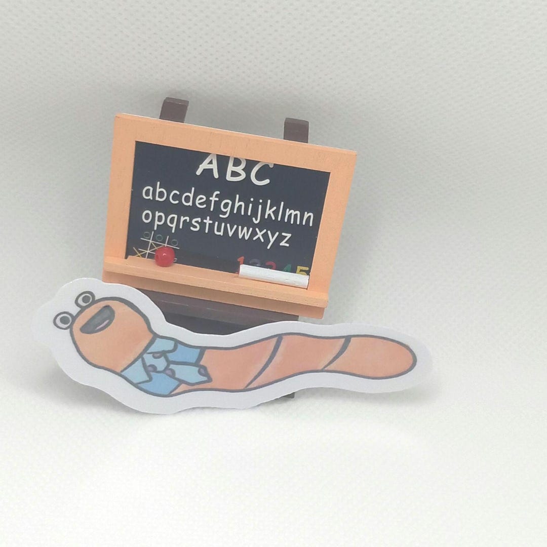 Worm Wearing Tie Sticker,meme Worm Stickers,holographic Worm Sticker ...