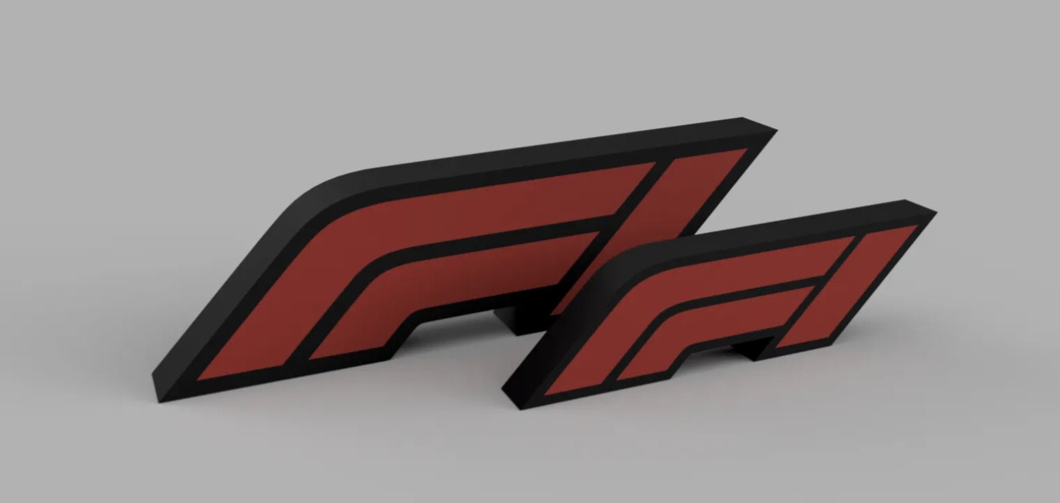 F1 Logo Lightbox Wallart - Etsy