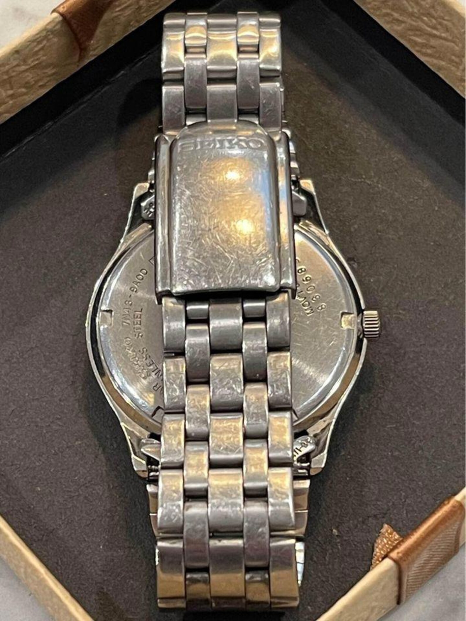 Vintage Seiko Quartz Railroad Approved Sports 50 Day Date 7N43-9A00 ...