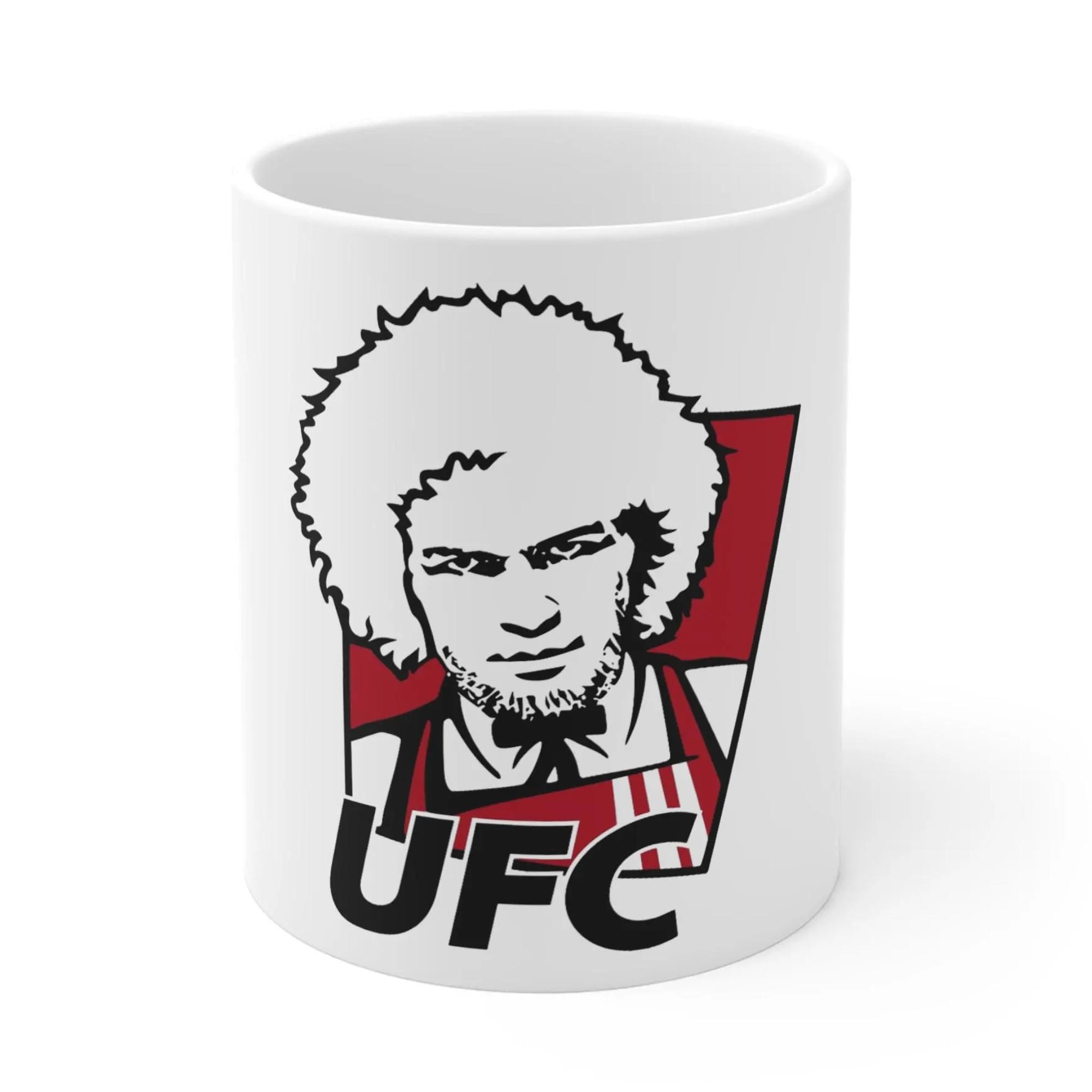 Khabib Nurmagomedov Funny UFC KFC Coffee Mug, Coffee Lover Gift, Mma ...