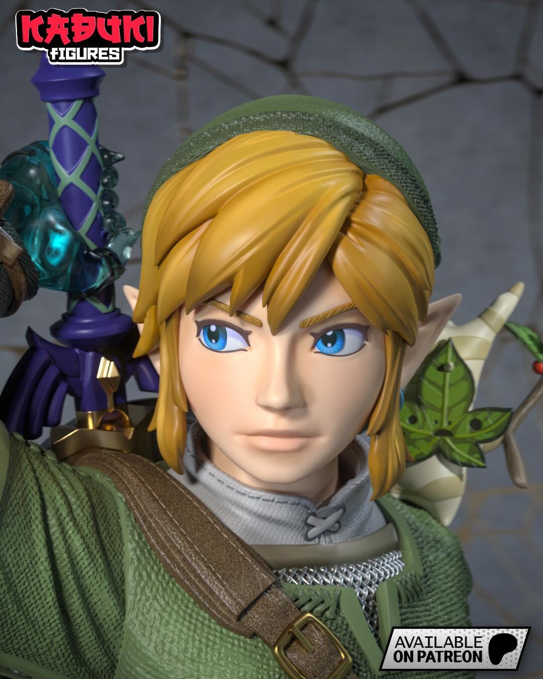 Link Bust Legend of Zelda Tanuki Figures - Etsy