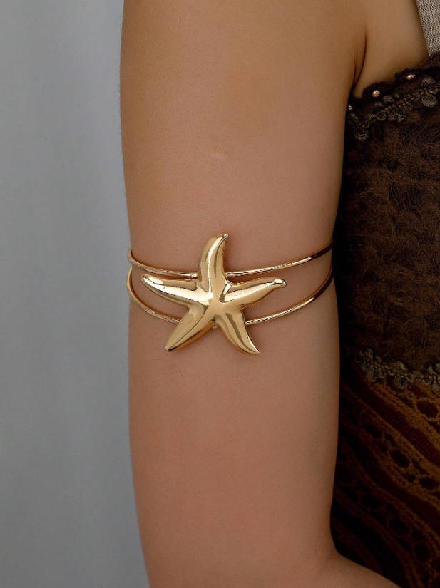 Minimalist Arm Cuff, Gold Arm Band, Gold Upper Arm Cuff Bracelet ...
