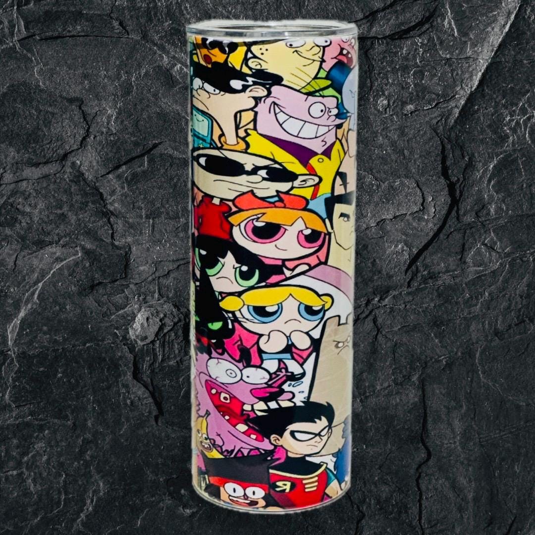 90's Cartoon Network Custom Tumbler - Etsy