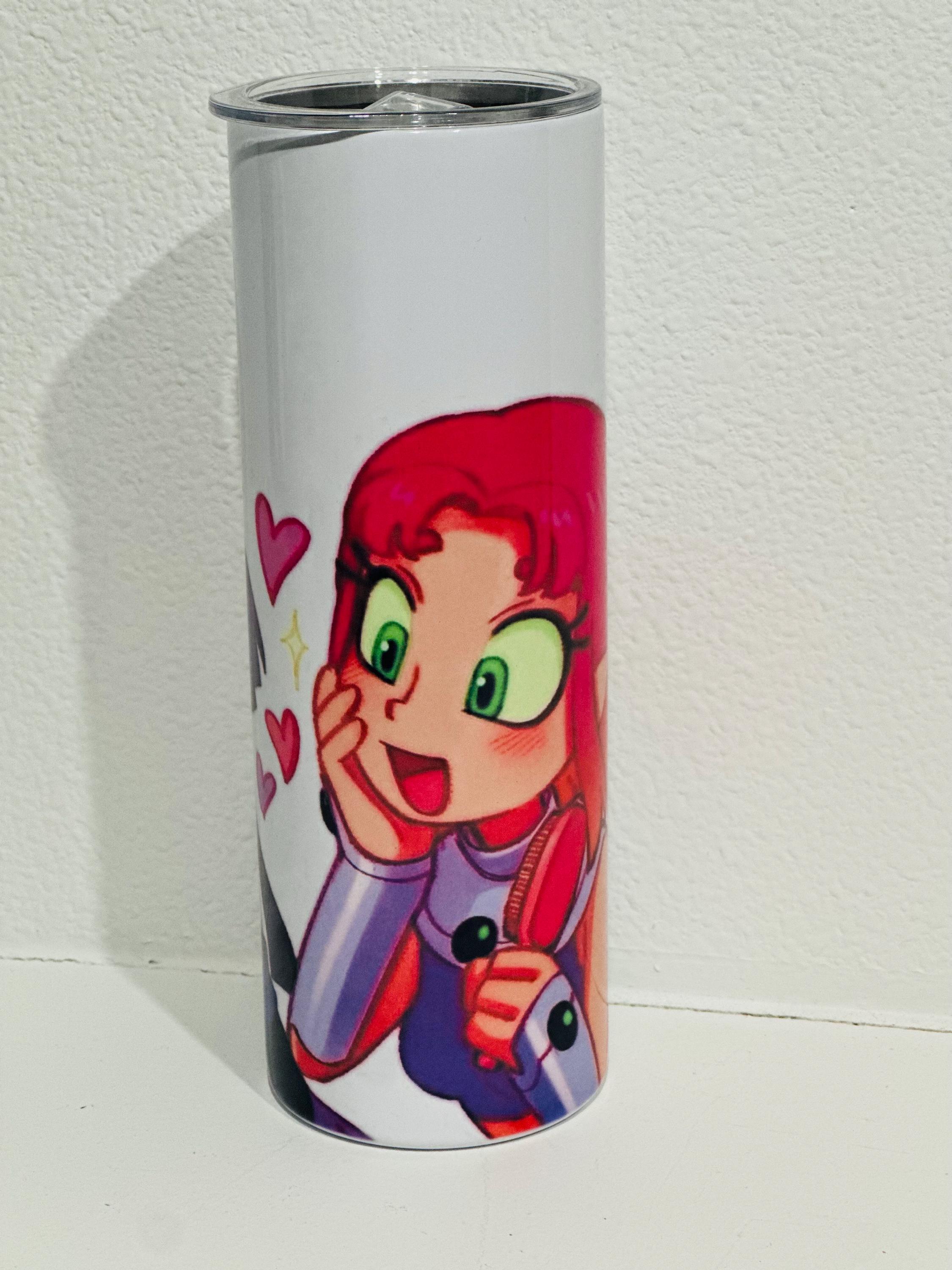 Teen Titans Go! Starfire & Raven Custom Tumbler Stainless Steel ...