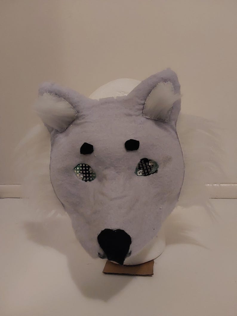 Therian Arctic Wolf/fox Mask - Etsy