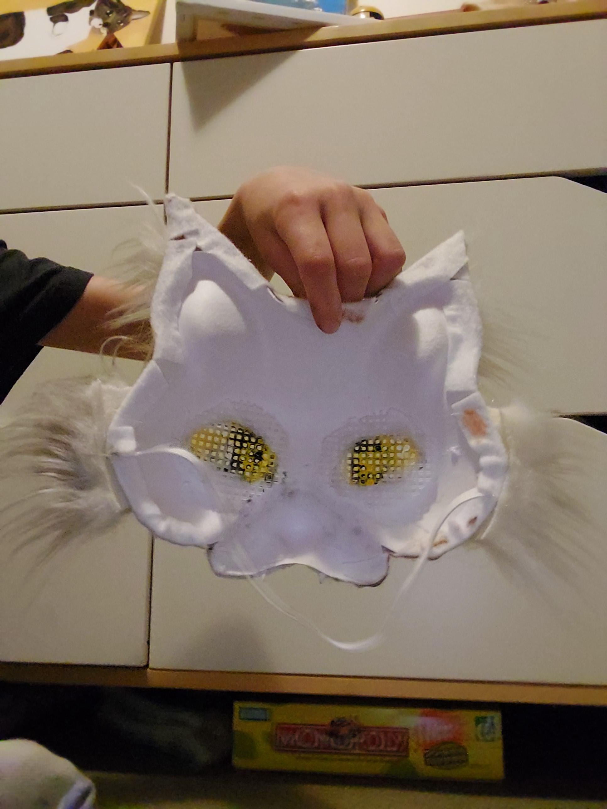 Cute Calico Cat Therian Mask - Etsy