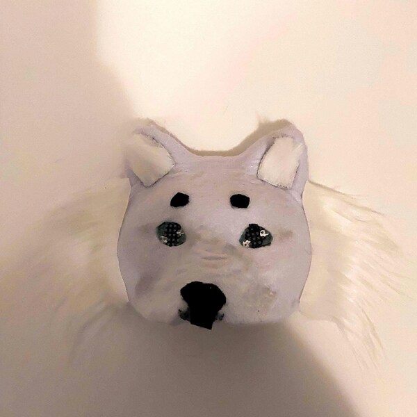 Arctic Fox Therian Mask - Etsy