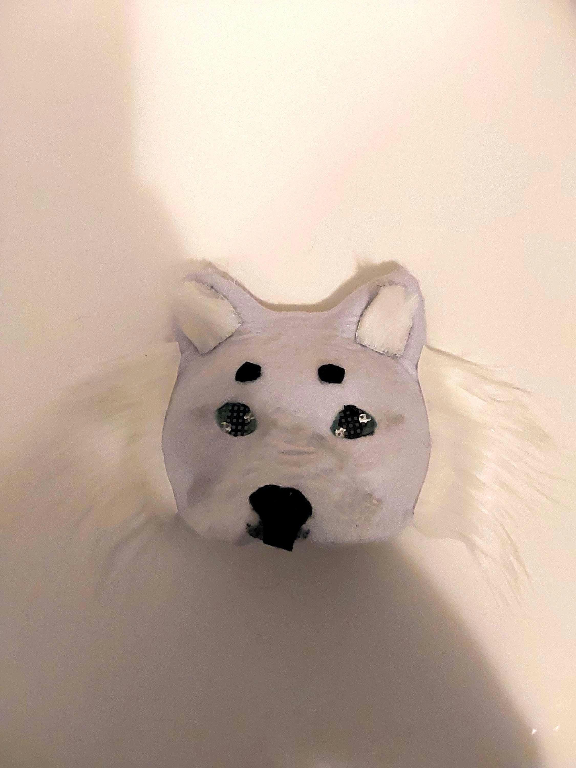 Therian Arctic Wolf/fox Mask - Etsy