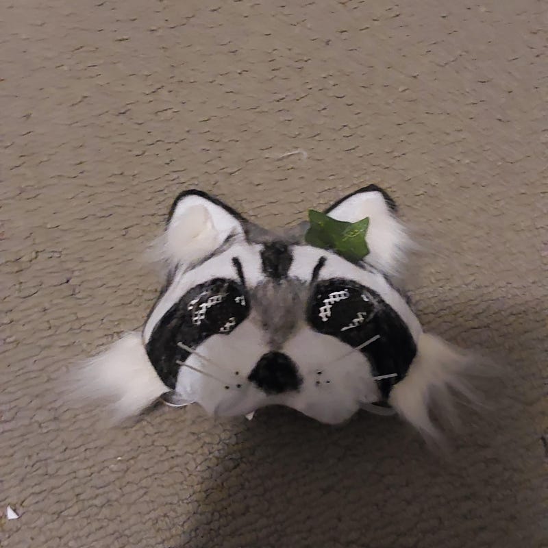 Therian Raccoon Mask - Etsy