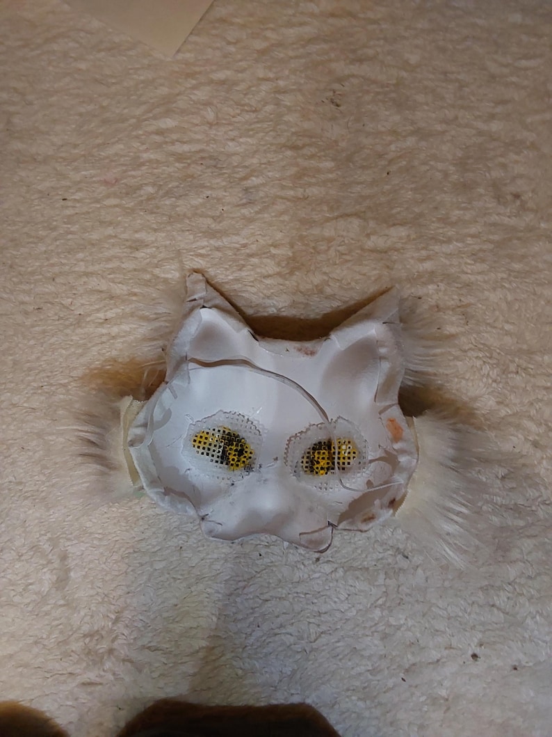 Cute Calico Cat Therian Mask - Etsy