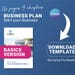 Small Business Plan Template Fully Customizable Canva Template Complete ...