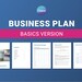 Small Business Plan Template Fully Customizable Canva Template Complete ...