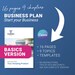 Small Business Plan Template Fully Customizable Canva Template Complete ...
