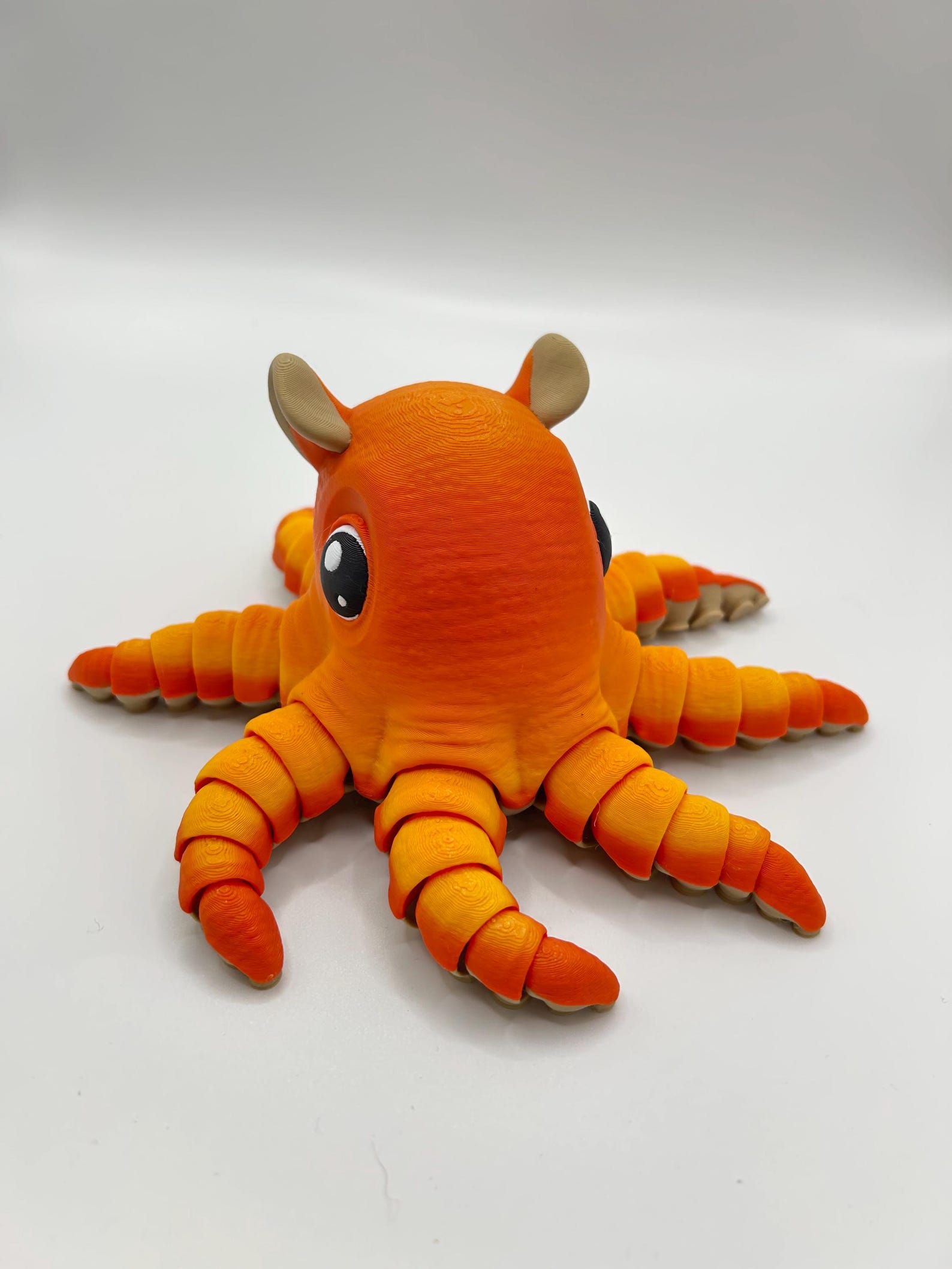 Flapjack Octopus 3D Printed Articulated Fidget Toy Desk Pet - Etsy