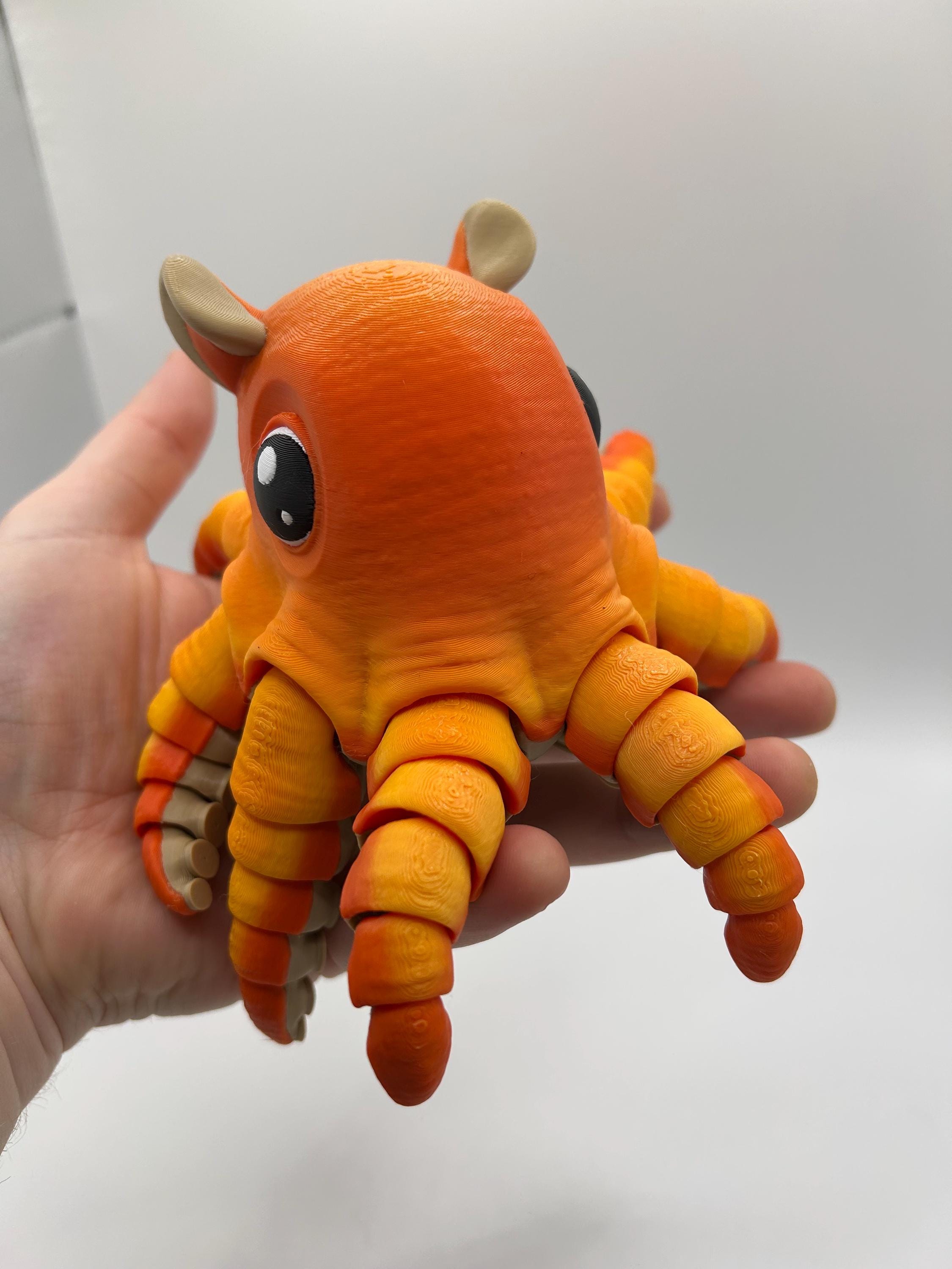 Flapjack Octopus 3D Printed Articulated Fidget Toy Desk Pet - Etsy