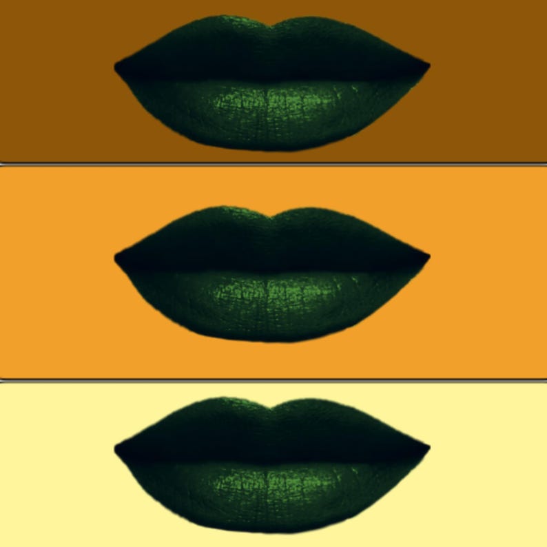 Mystic Forest Lipstick/green Lipstick/satin Lipstick/matte Lipstick ...