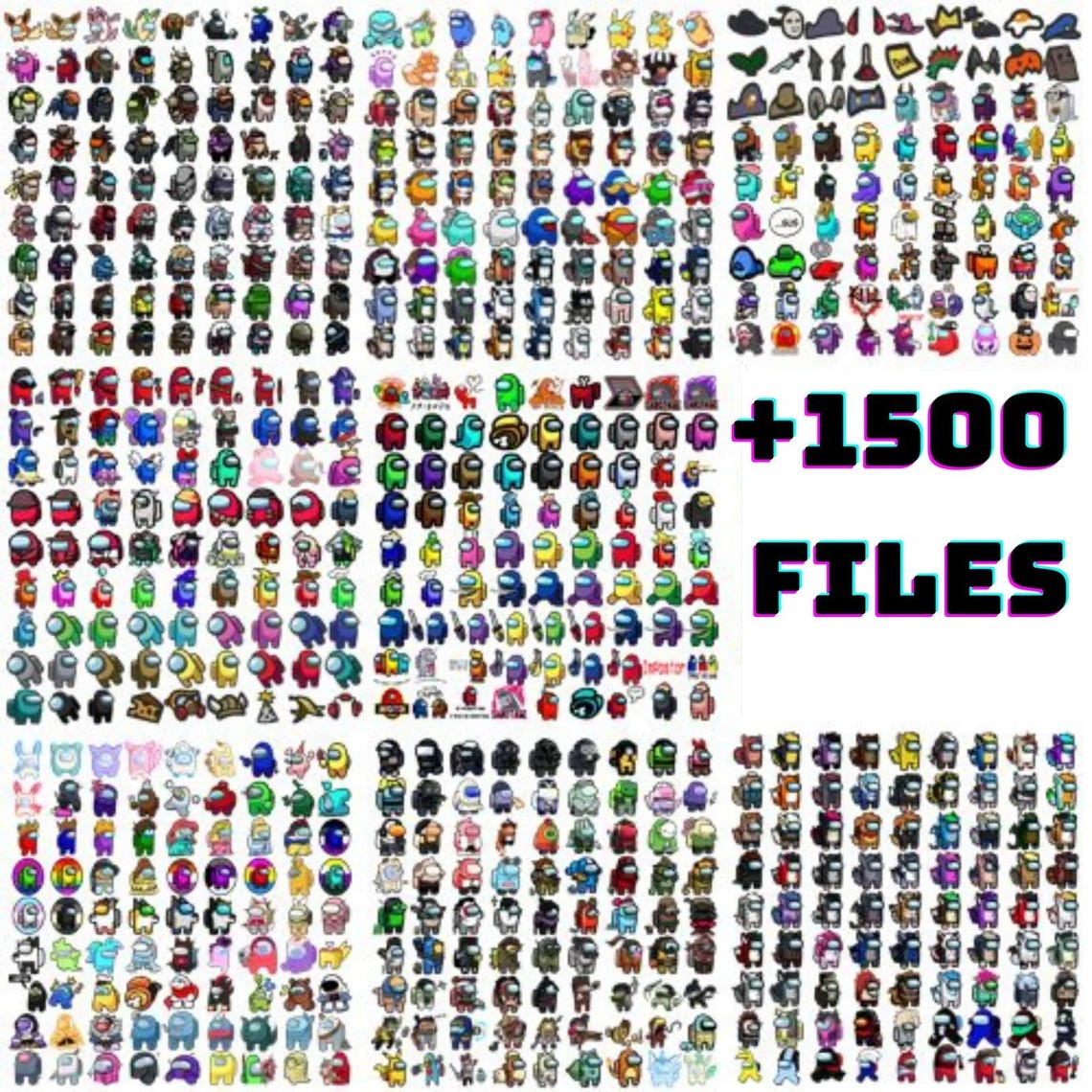 Amoung Us Svg-png, Amoungus Vecor, Clipart, Game Impasta Characters ...