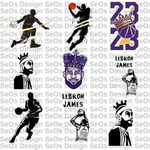 Lebron James Vector - Etsy